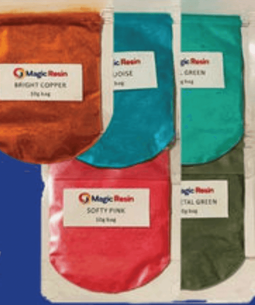 5x Mica Powder Packets (5x 10g packets) - RANDOM COLORS – Magic Resin USA